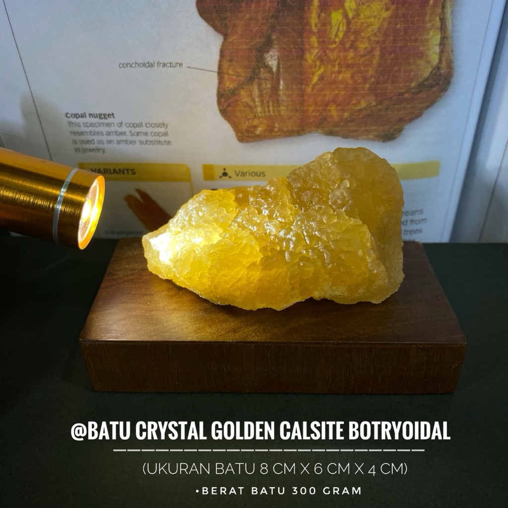 Jual Batu Crystal Golden Calsite Botryoidal L67 atau Batu Kristal Alam ...