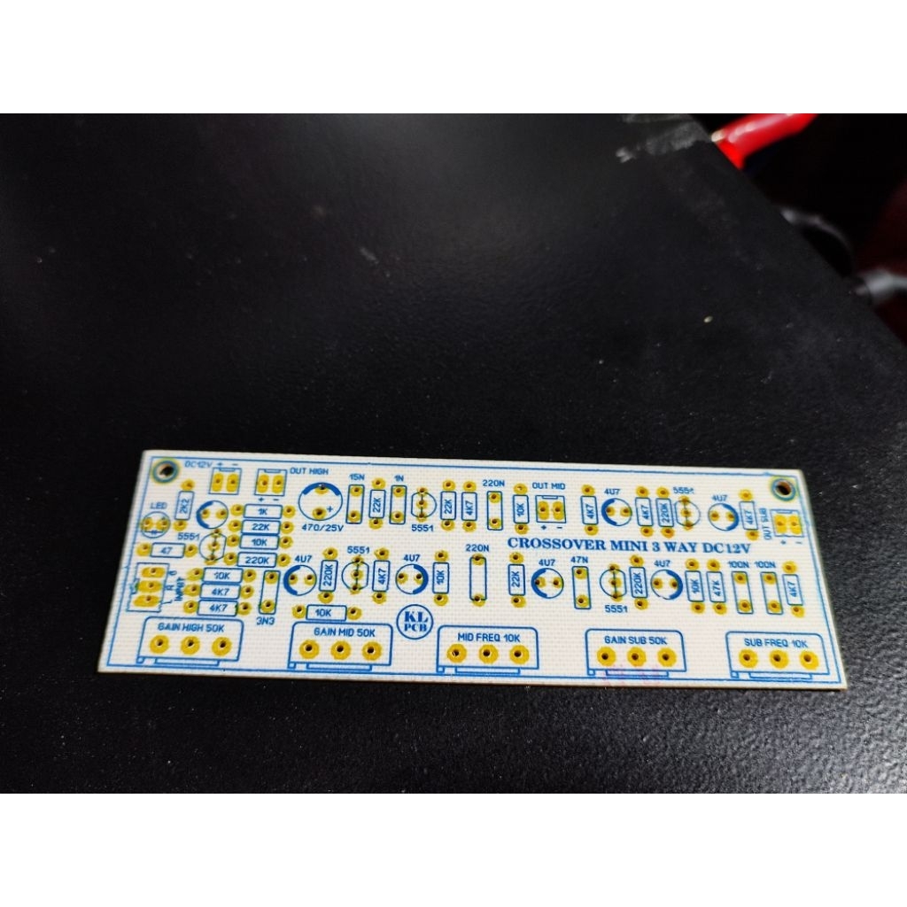Jual pcb crossover mini 3 way suply dc 12 vol | Shopee Indonesia