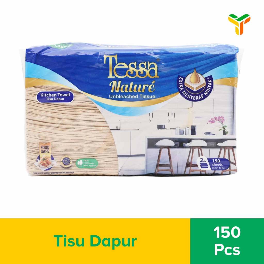 Jual Tessa Kitchen Towel Thsn002 Nature 150 S | Shopee Indonesia