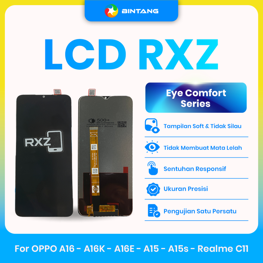 Jual RXZ LCD Fullset Touchscreen for OPPO A16/A16K/A16E/A15/A15S/REALME ...