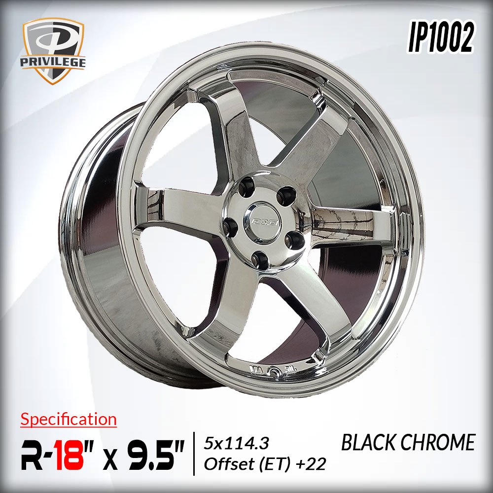 Jual Velg Mobil TE37 TE 37 RAYS R18 Ring 18 5x114.3 Black Chrome TERIOS ...
