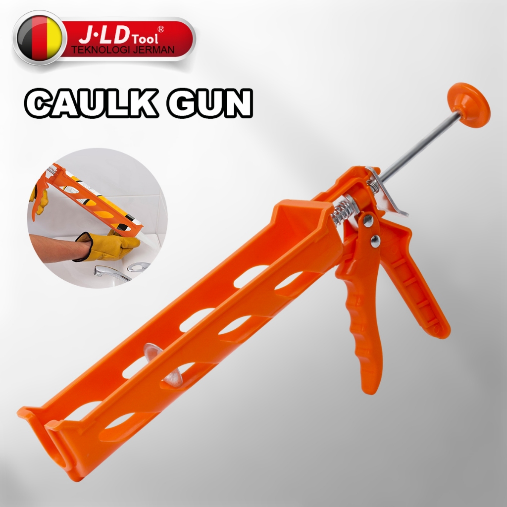 Jual JLD Caulking Gun Heavy Duty PVC Tembakan Lem Botol Sealant Silikon ...