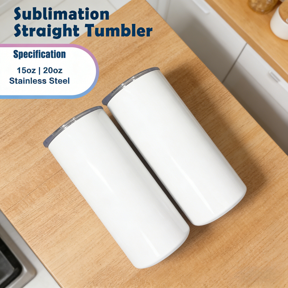 Jual Tumbler Slim Sublimasi dengan Sedotan – Bisa Custom Desain, Cocok ...