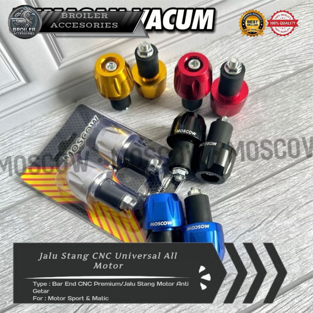 Jual Jalu Stang CNC Universal All Motor – Bar End CNC Premium / Jalu ...