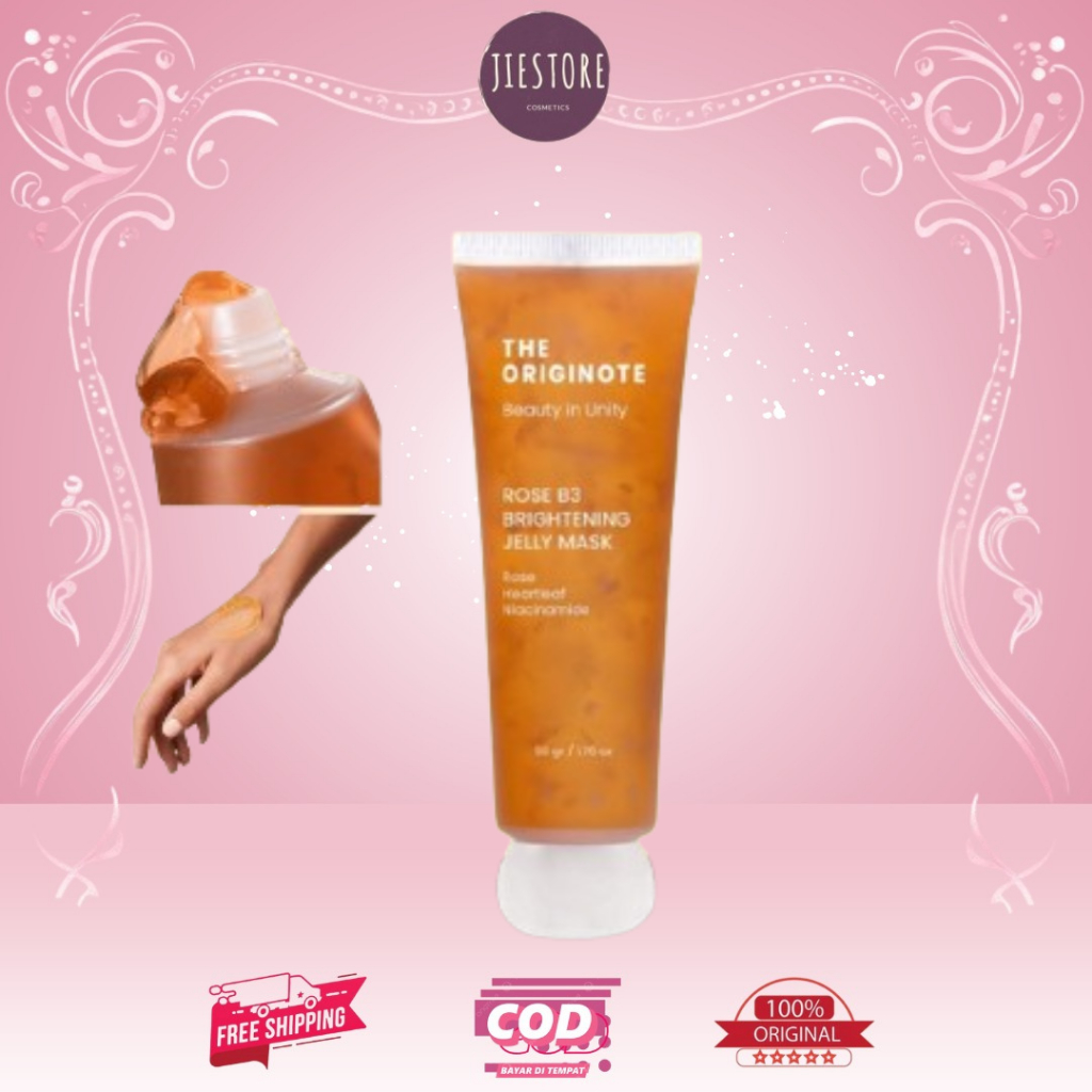 Jual The Originote Rose B3 Brightening Jelly Mask JULI/2026 | Shopee ...