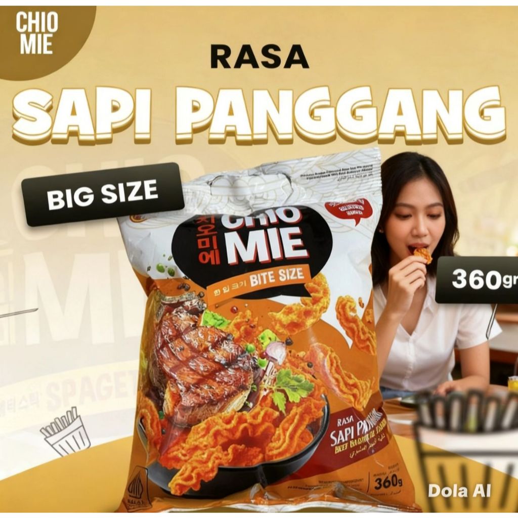 Jual Taiko Chio Mie guripang snack 360g camilan/makanan kembung/ puffed ...