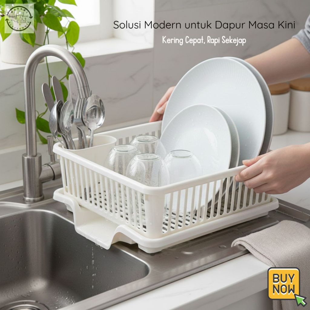 Jual Rak Piring Wastafel Rak Dapur Rak Peniris Piring Garpu Minimalis ...