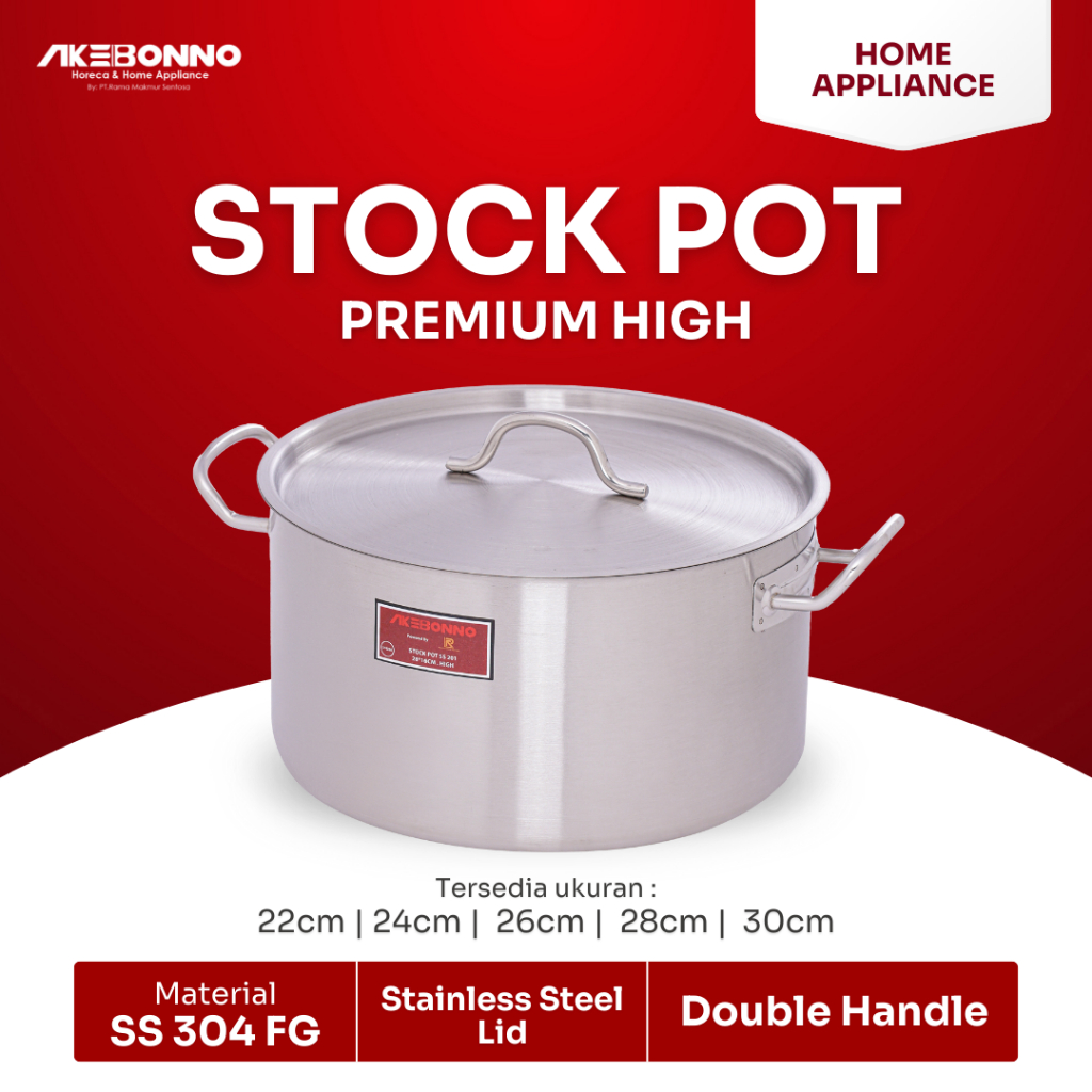 Jual AKEBONNO - Pot High Stock/Panci Jumbo/Dandang Penanak Nasi Resto ...