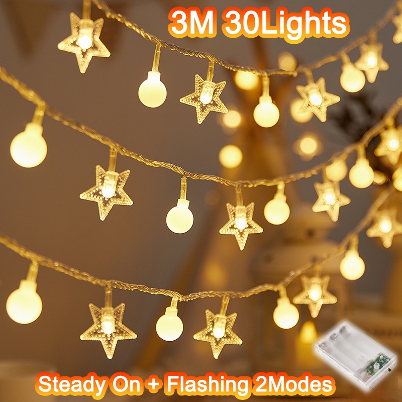 Jual 2026 Lampu Hias Lampu Natal Lampu LED Hiasan 10 Meter Lampu Kelap ...