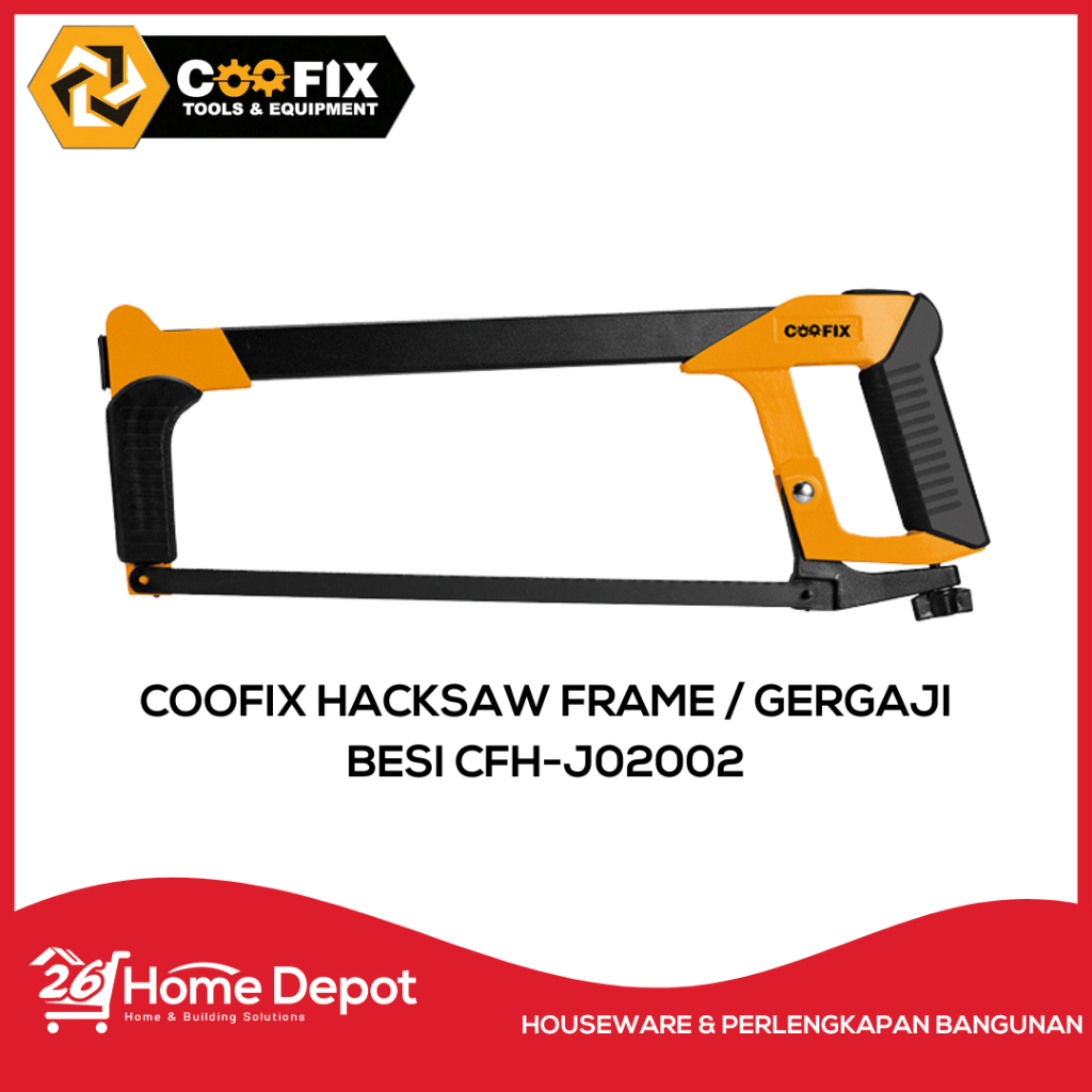 Jual COOFIX Hacksaw Frame / Gergaji Besi CFH-J02002 | Shopee Indonesia