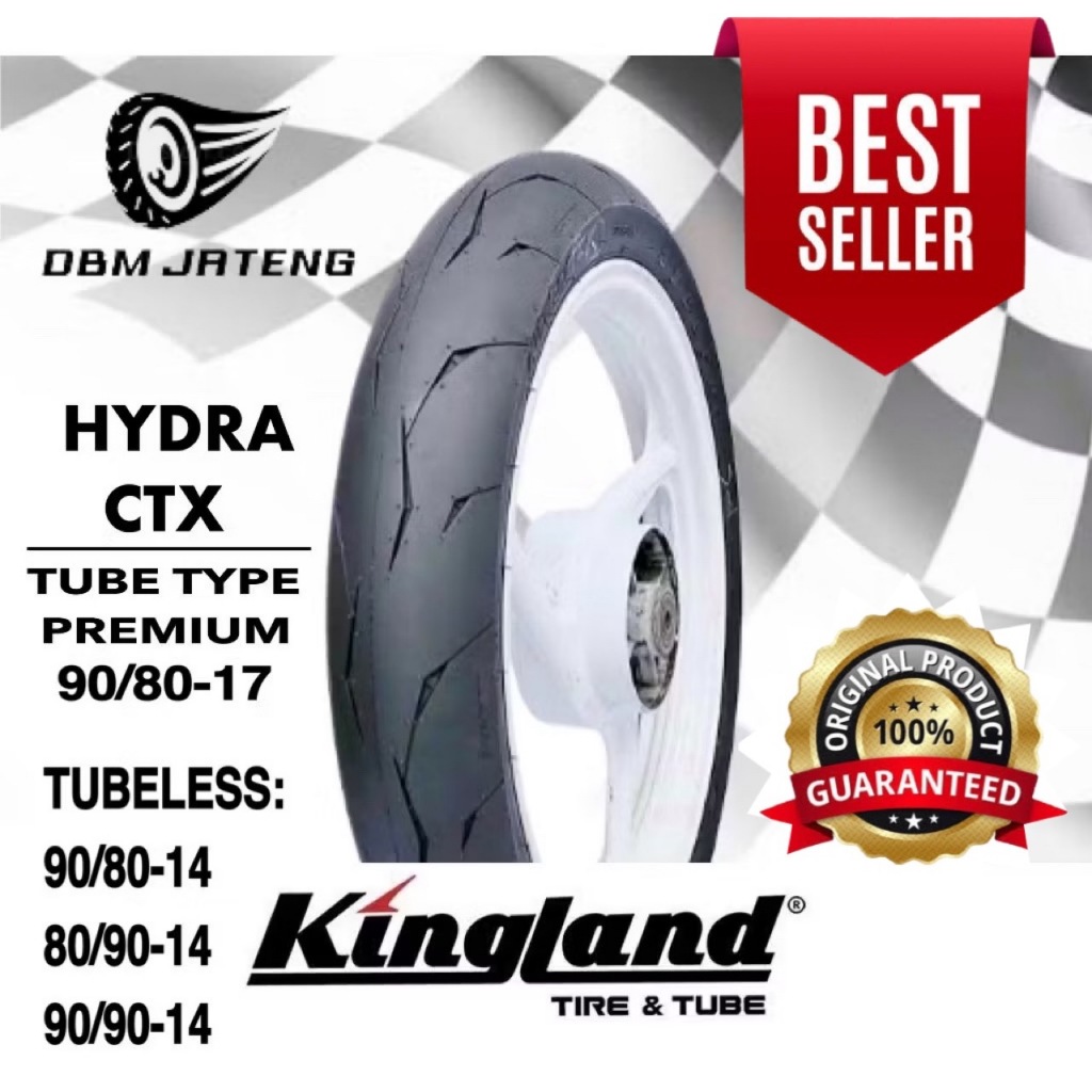 Jual 100% ORIGINAL & BARU BAN KINGLAND HYDRA CTX TUBE TYPE/ NON TUBLES ...