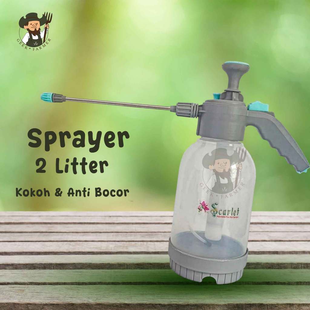 Jual Geek Farmer – Sprayer 2 Liter Scarlet Tanaman Kokoh & Anti Bocor ...