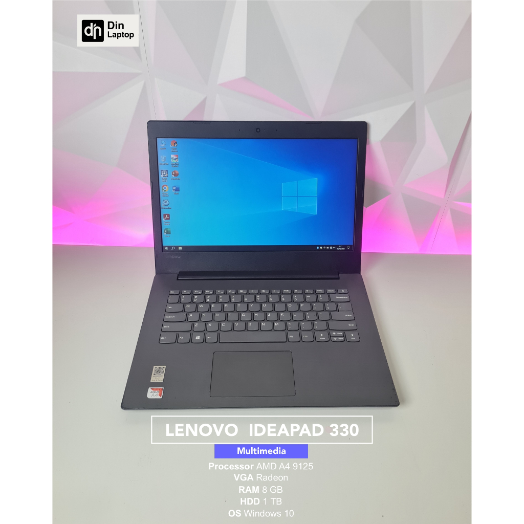 Jual Lenovo Ideapad 330 14" AMD A4 9125 | Bekas | Shopee Indonesia