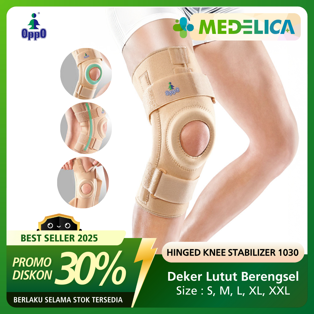 Jual OPPO - Knee Stabilizer 1030 | Deker Penyangga Pelindung Lutut Kaki ...