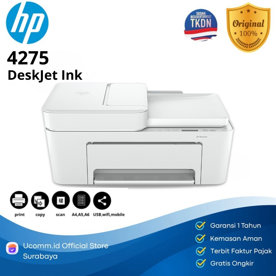 Jual Printer HP Deskjet Ink Advantage 4275 Print Scan Copy Wireless ...
