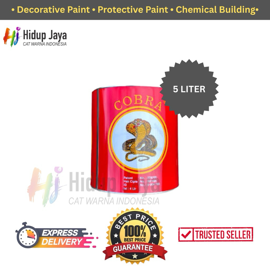 Jual THINNER COBRA MERAH 5L | Shopee Indonesia