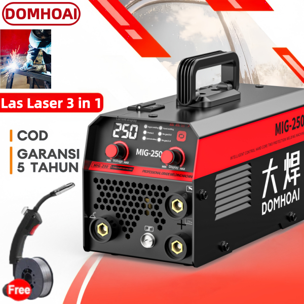 Jual DOMHOAI Las Laser 3 in 1 Las MIG 900 Watt Tanpa Alat Las Listrik ...