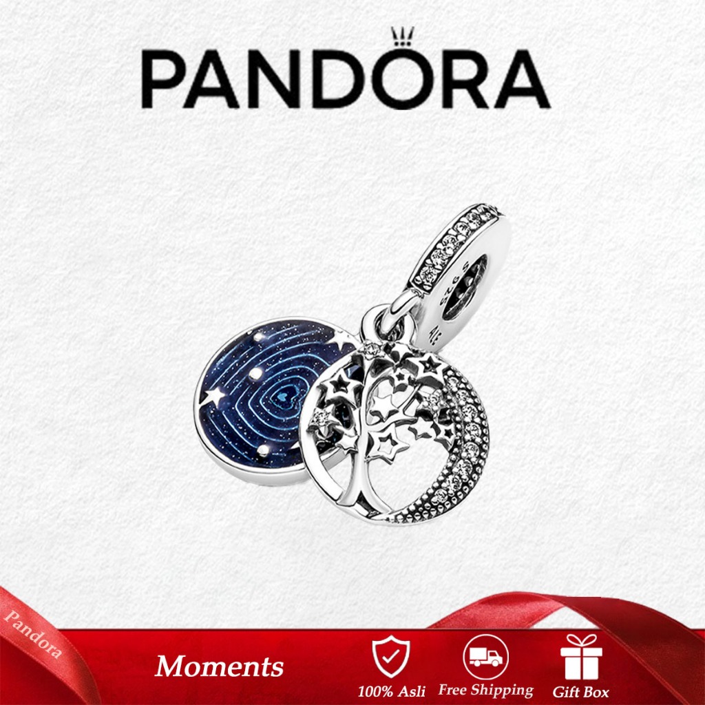 Jual Pandora Pendant Pohon Bintang & Galaksi - Perak 925 Warna Biru ...