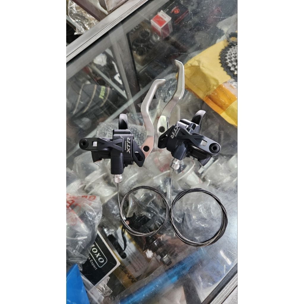 Jual Shimano XTR ST M975 Shifter Brake Lever Set 3x9 speed combo Dual ...