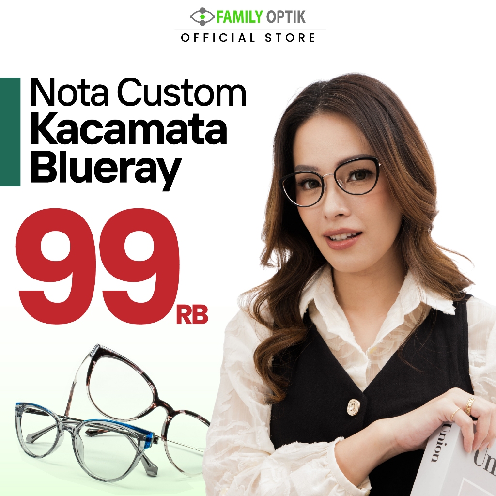 Jual NOTA CUSTOM KACAMATA BLUERAY 99K MINUS CYLINDER | Shopee Indonesia