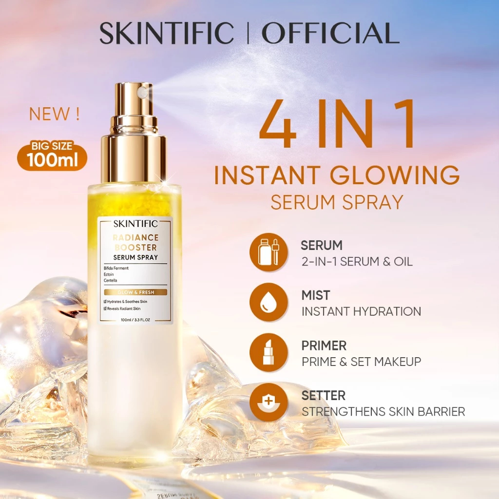 Jual SKINTIFlC - Instant Glowing First Serum Spray 100ml | Radiance ...