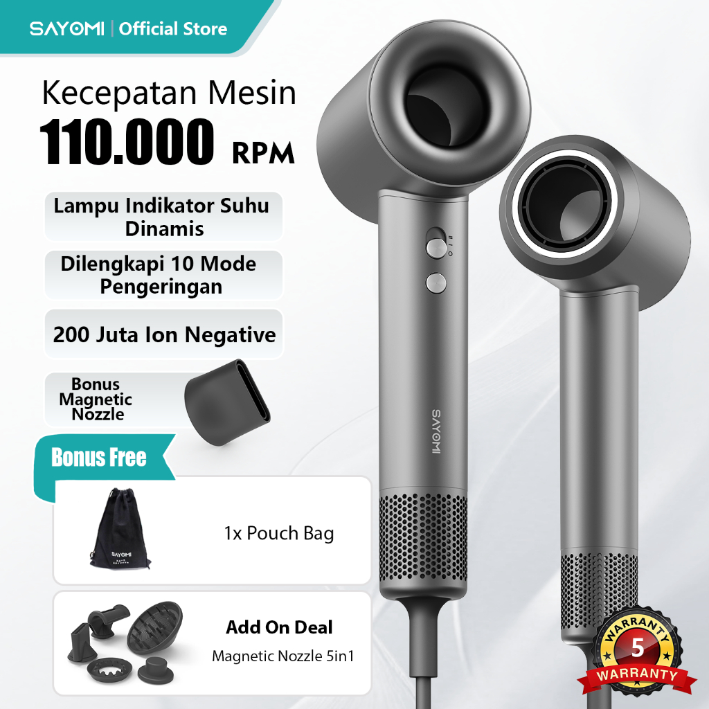 Jual SAYOMI Hair Dryer Strong Wind High Speed Pengering Rambut ...
