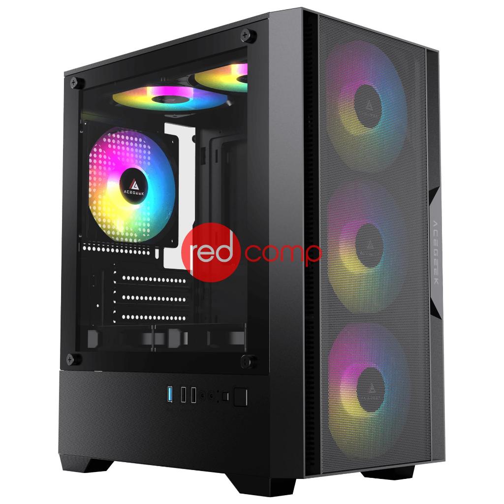 Jual ACEGEEK STRATUS MESH M-ATX PC CASING (4x FAN) | Shopee Indonesia