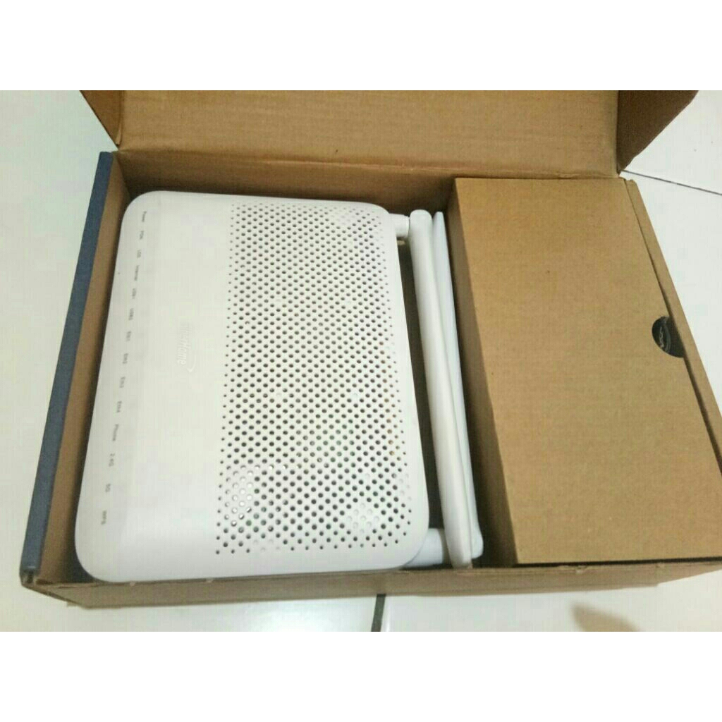 Jual FIBERHOME HG6145D2 PORT BIRU BISA ADD WAN + ADAPTER | Shopee Indonesia