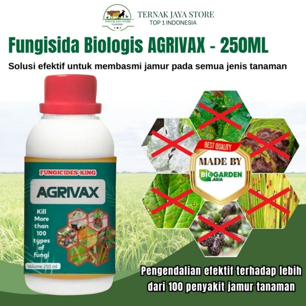 Jual [BASMI 100+ JENIS JAMUR] Fungisida Hayati BIO AGRIVAX | Obat ...