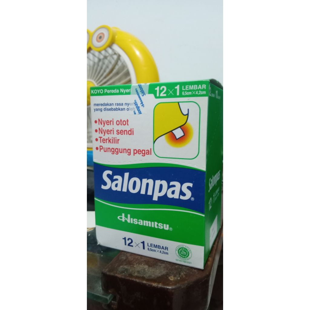 Jual salonpas box isi 10 sachet/ 12 lembar di setiap sachetnya | Shopee ...