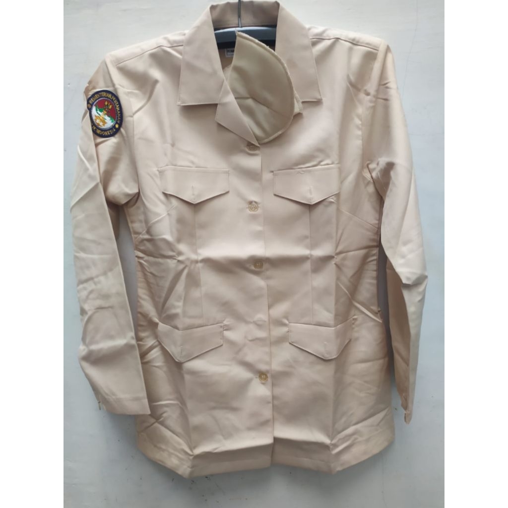 Jual baju PDH kemhan kementerian pertahanan asli untuk cewek | Shopee ...