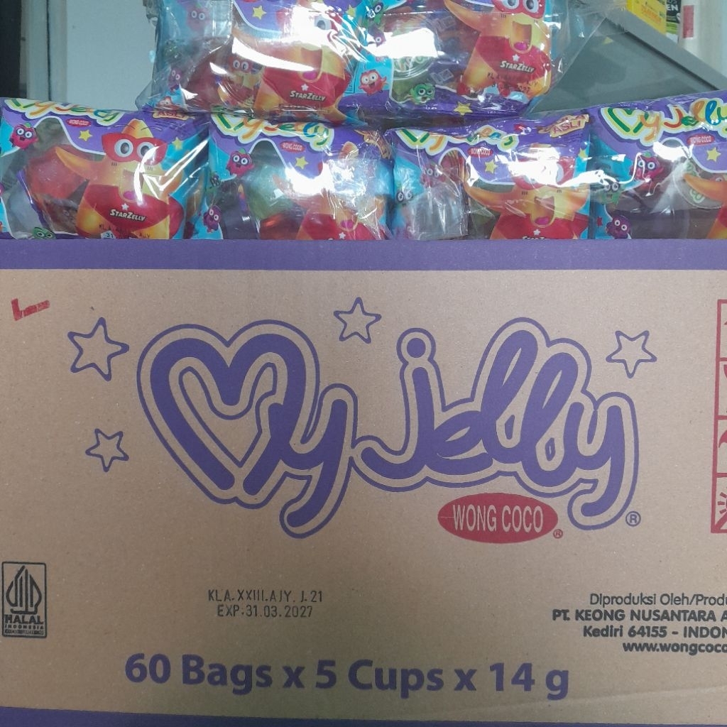 Jual wong coco agar agar my jely jelly pack isi 10 bungkus | Shopee ...