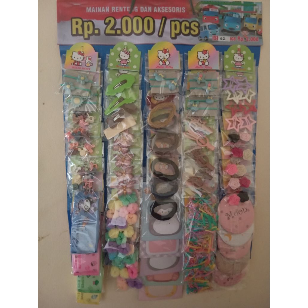 Jual Paket Usaha Rentengan Serba 2000/Rentengan Aksesoris dan Mainan ...