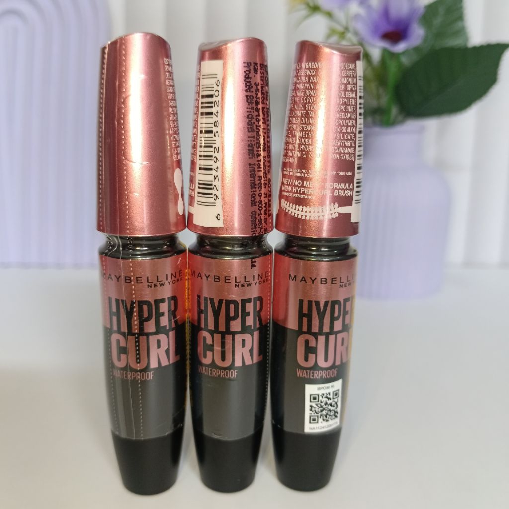 Jual Mascara Maybelline New York Hyper Curl Waterproof | Shopee Indonesia