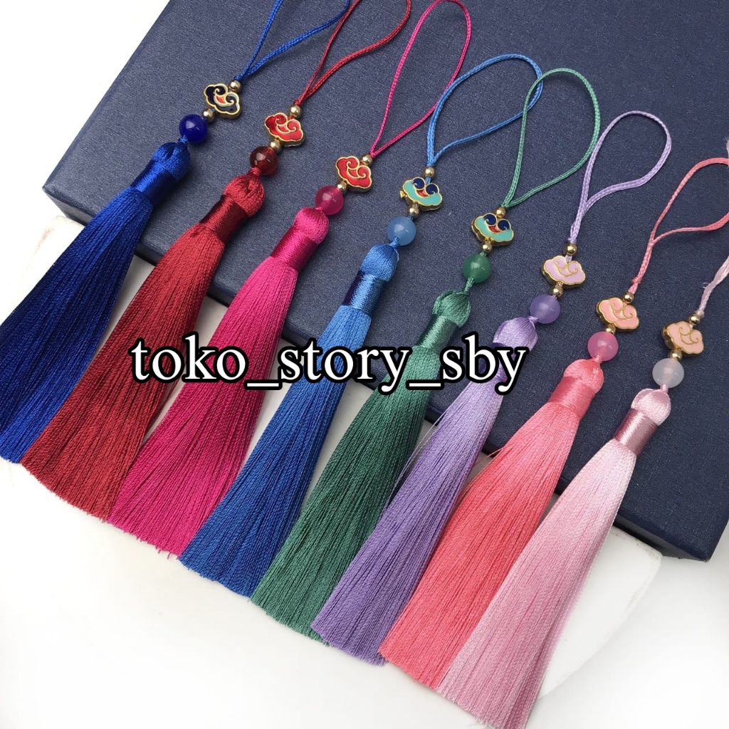 Jual 1PC - RUMBAI TASSEL / TASSEL RUMBAI PLAT GANTUNGAN /TASSEL IMLEK ...