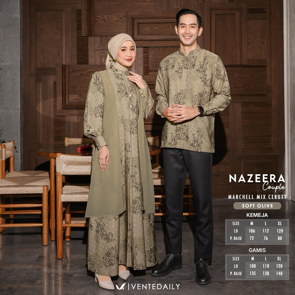 Jual Riva Fashion Nazeera Couple Baju Couple Pasangan Baju Couple ...