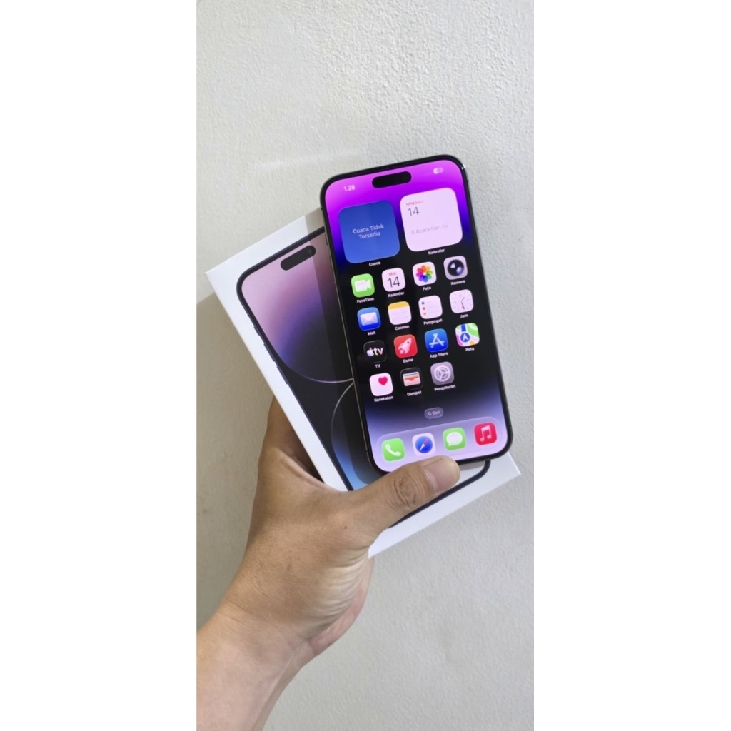 Jual Second IP 14 Pro Max 128gb Fullset | Shopee Indonesia