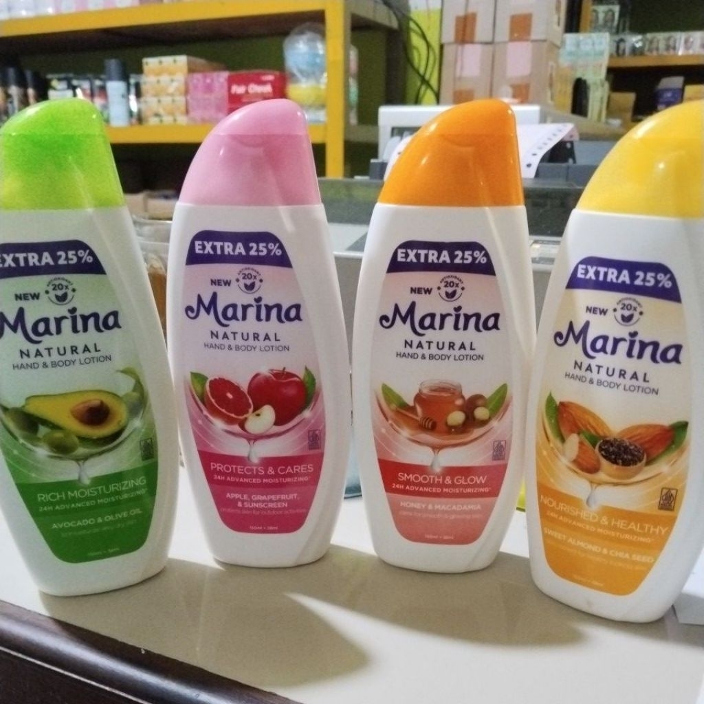 Jual hanbody marina natural 188ml all | Shopee Indonesia