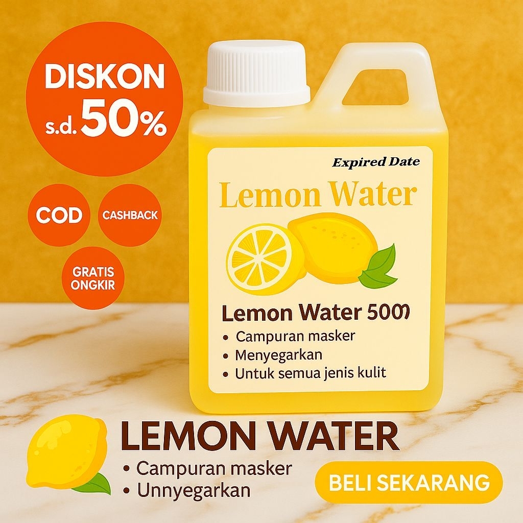 Jual TONER PELICIN WAJAH LEMON 500 ML (BPOM) PLUS LEMON & VITAMIN E ...