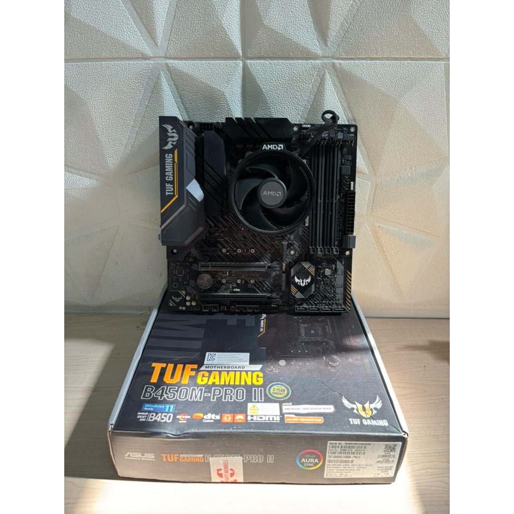 Jual MOTHERBOARD ASUS TUF GAMING B450M PRO II + RYZEN 5 2600 | Shopee ...