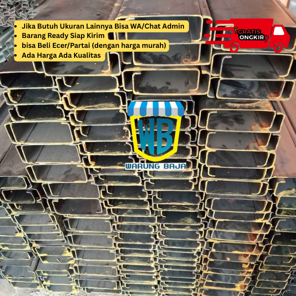 Jual Besi CNP 125 STD x 45 x 6 meter - warungbaja - cnp 125 kaki 45 ...