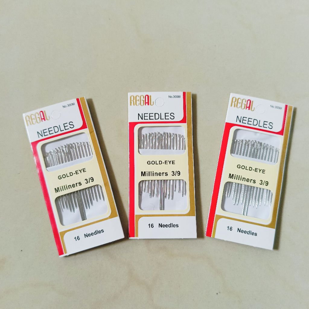 Jual Jarum Jahit Tangan Milliners 3/9 – REGAL (16pc) | Shopee Indonesia