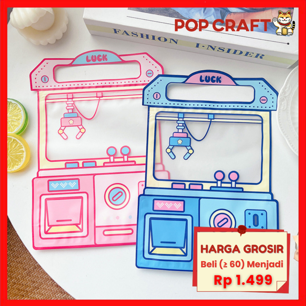 Jual PC Plastik Bag Claw Machine Mesin Capit Gift Snack Bag Storage Bag ...