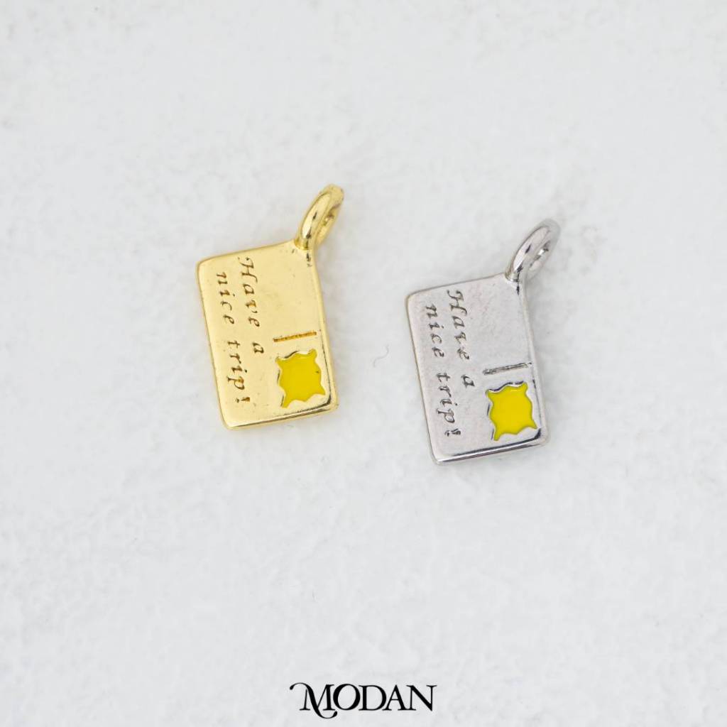 Jual MODAN DIY CHARM - Boarding Pass, Passport & Travel Card Charm ...