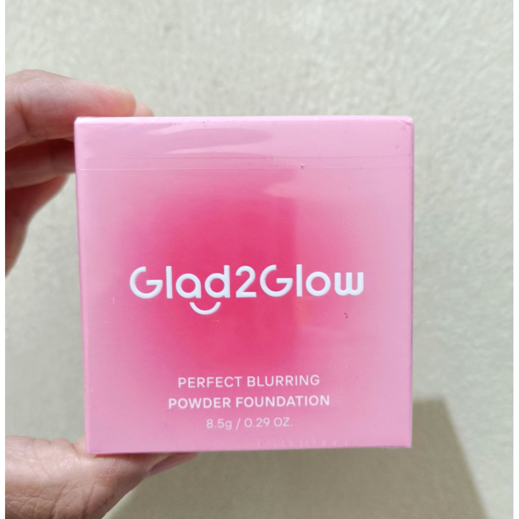 Jual Glad 2 Glow Perfect Blurring Powder Foundation #02-Praline ...