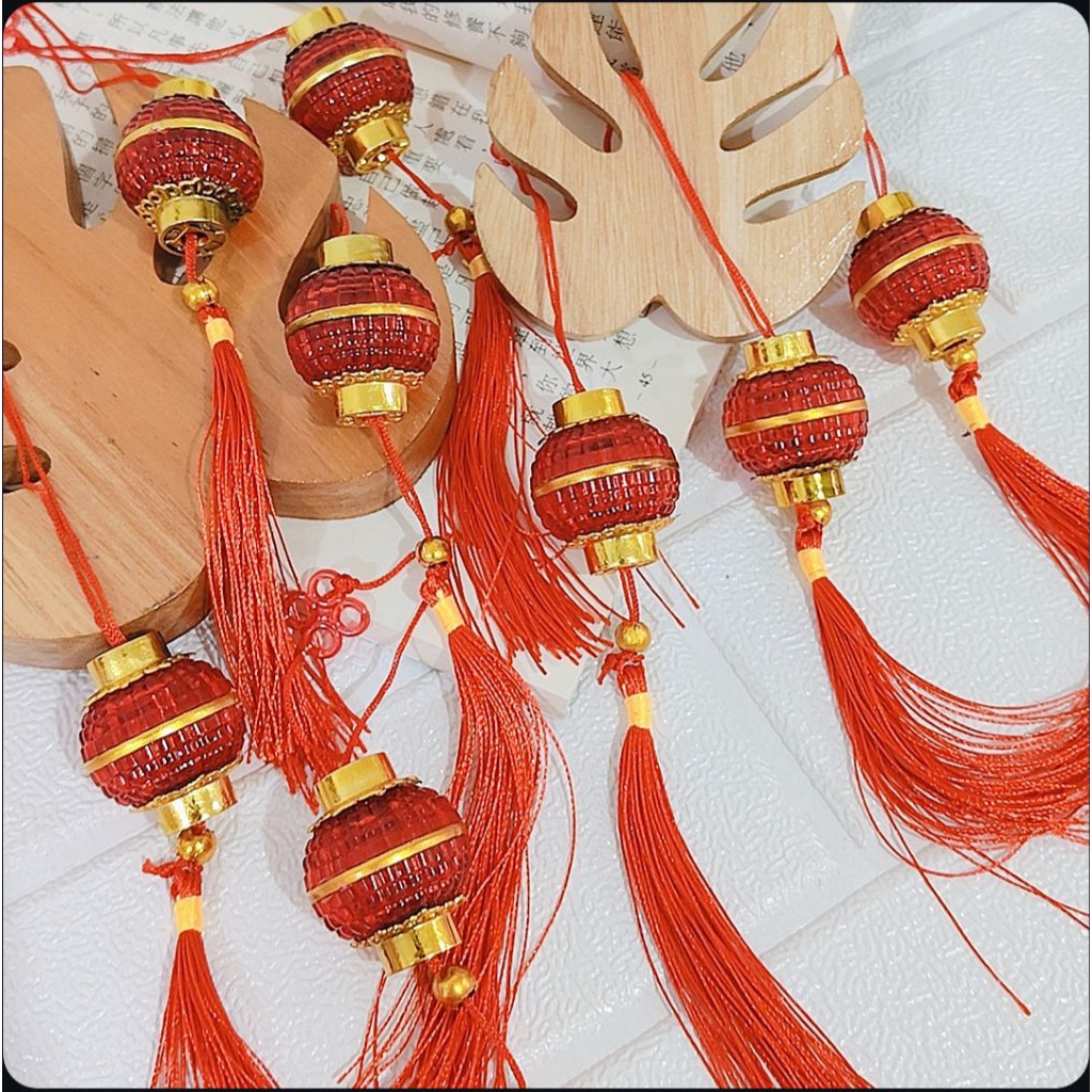 Jual lampion gantung/hiasan pohon imlek/tassel lampion/hiasan imlek ...