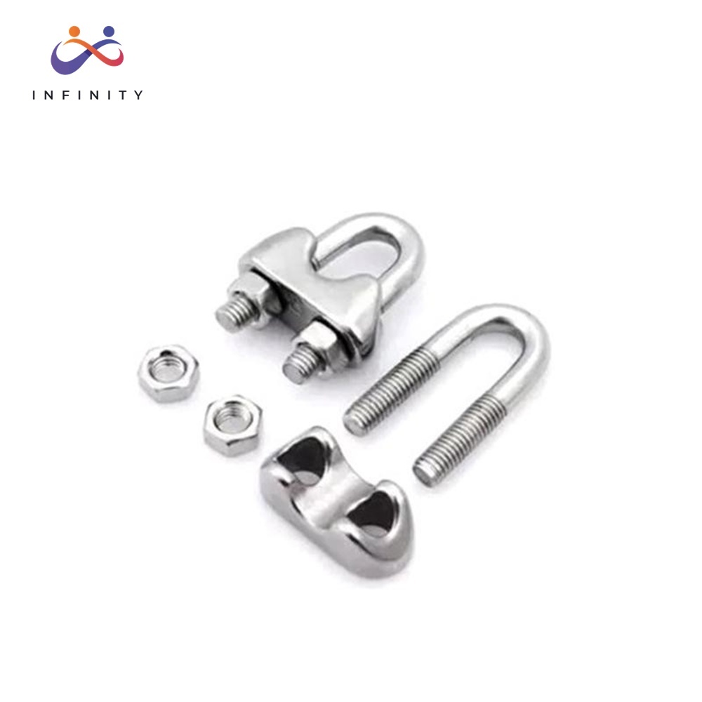 Jual INF KUKU MACAN Clamp Klem Tali Kawat Baja Kabel Seling Sling 20 MM ...