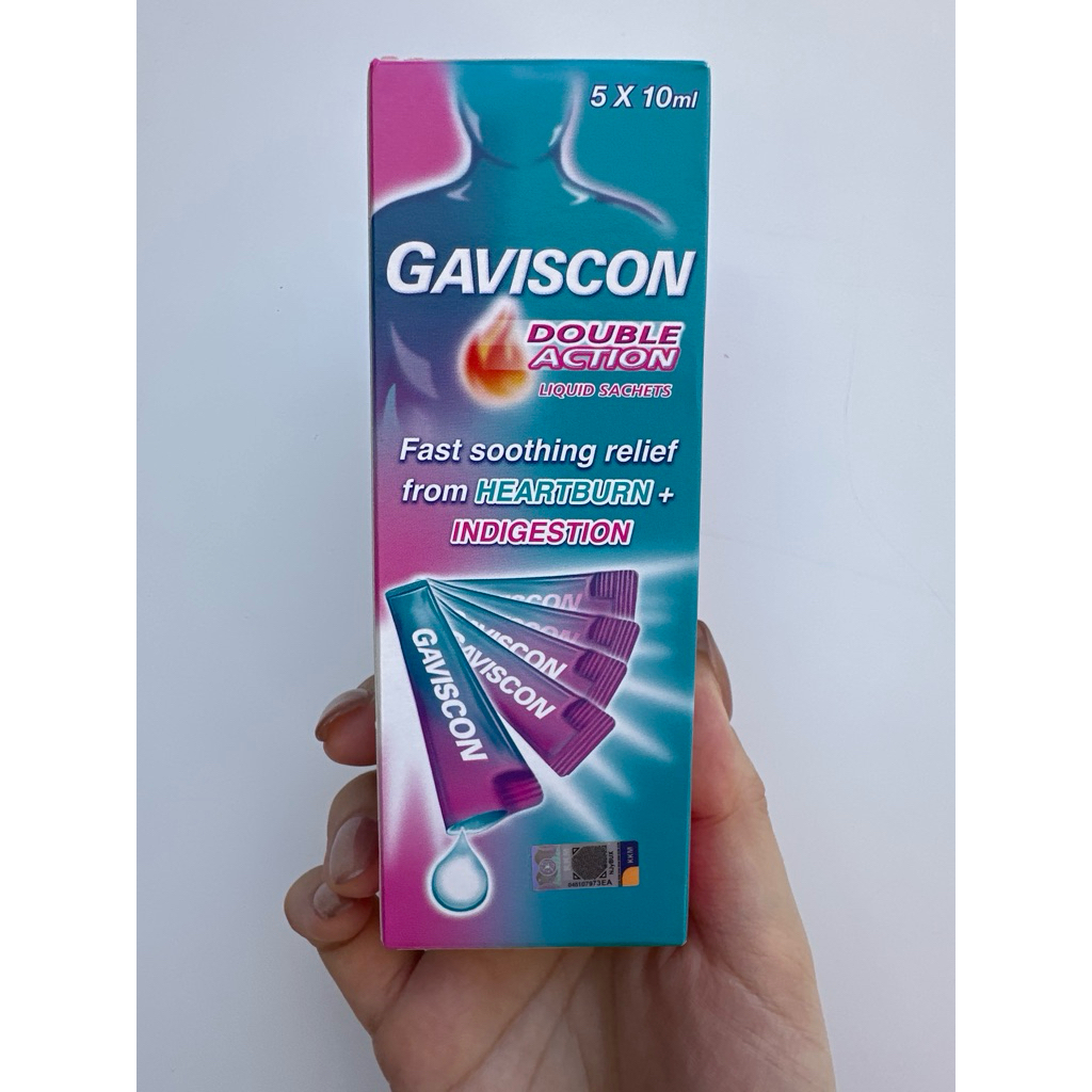 Jual Obat Maag Gaviscon Double Action Liquid Sachets 5x10ml | Shopee ...