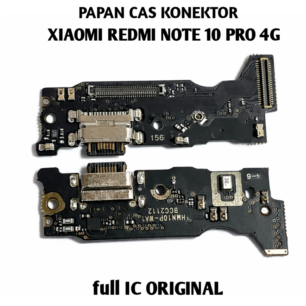 Jual papan cas xiaomi redmi note 10 pro 4G original konektor pcb full ...