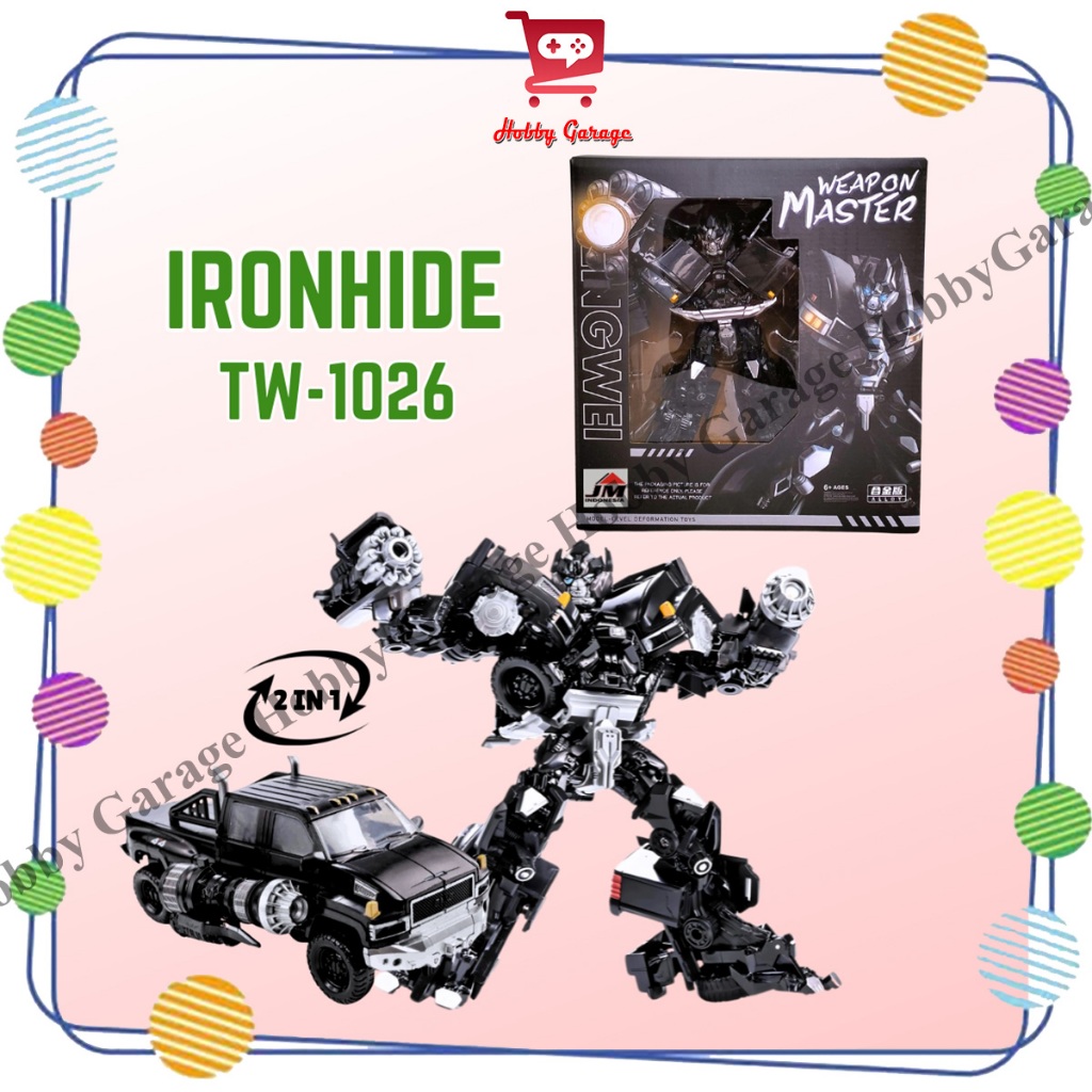 Jual JM Indonesia Action Figure Transform Deformation Robot IronHide ...